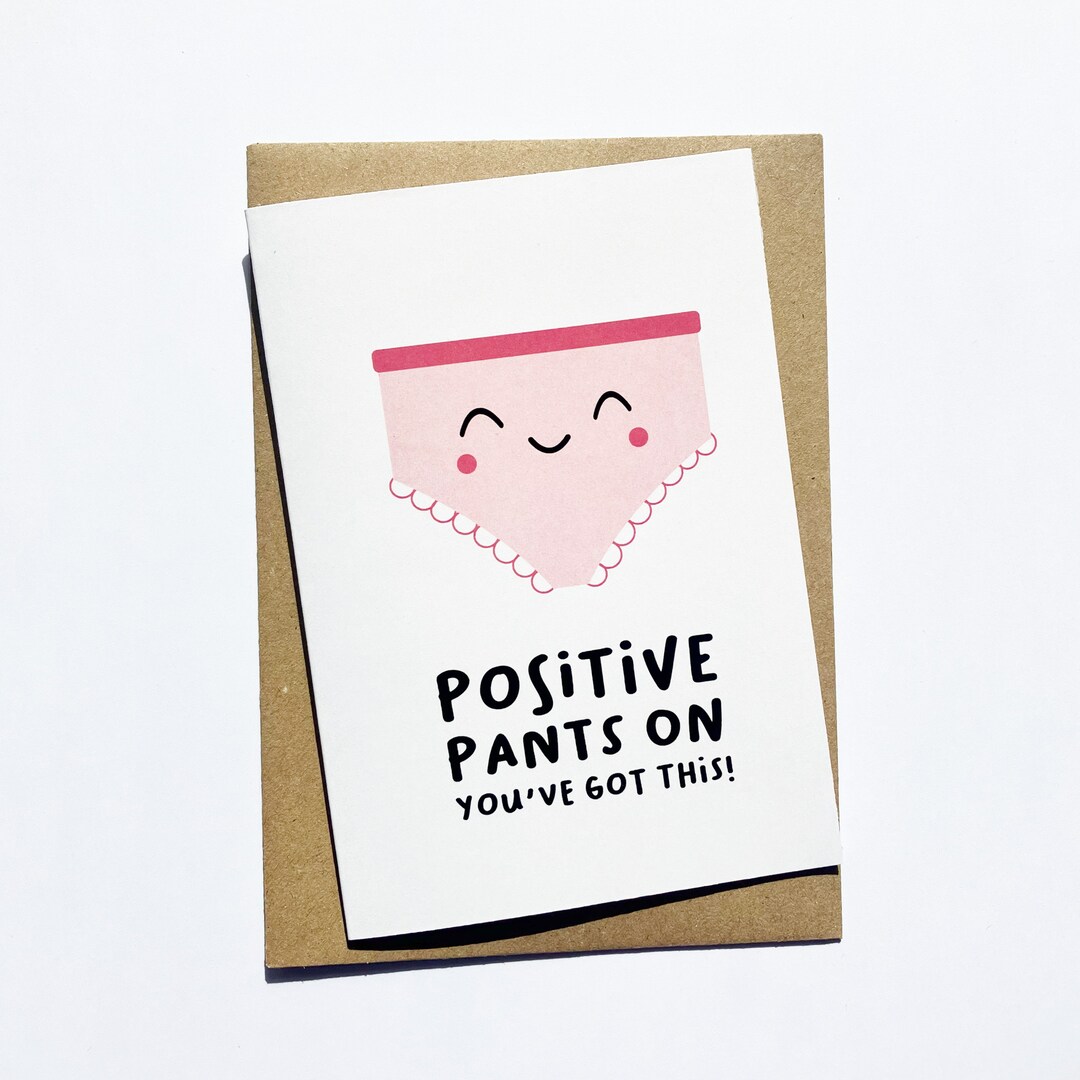 Positive Pants | Good Luck Card | Wishing You Good Luck | All the Luck ...