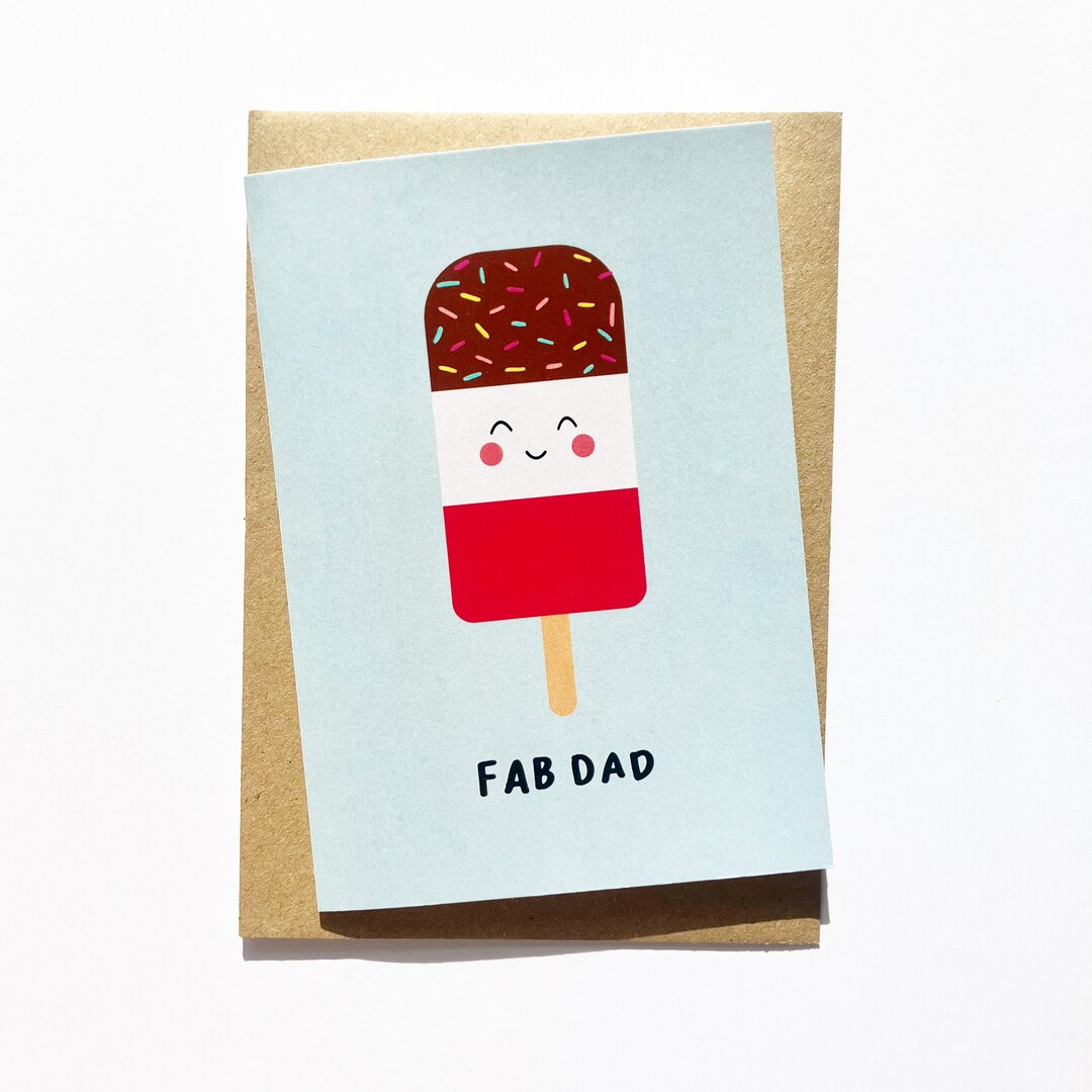 Fab Dad Best Dad Birthday Card Fathers Day Card - Etsy