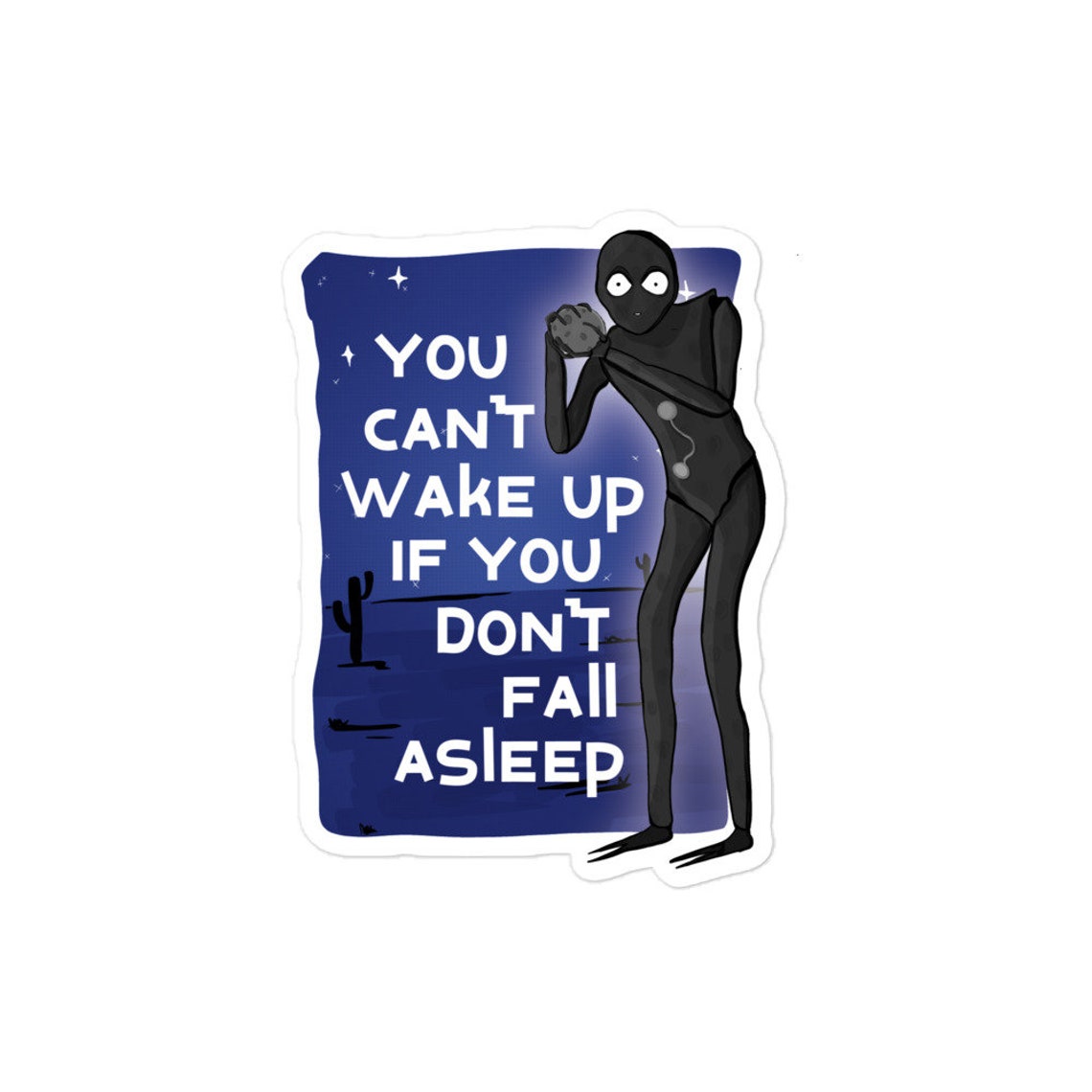 Asteroid City Alien Quote Sticker Decal Inspired by Wes Anderson Film ...