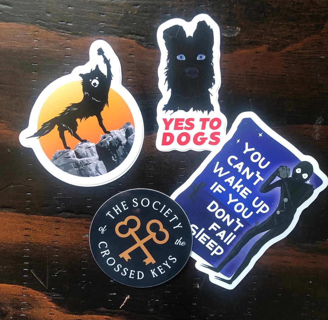 Wes Anderson Sticker Pack | Fantastic Mr Fox, Asteroid City, Isle of ...