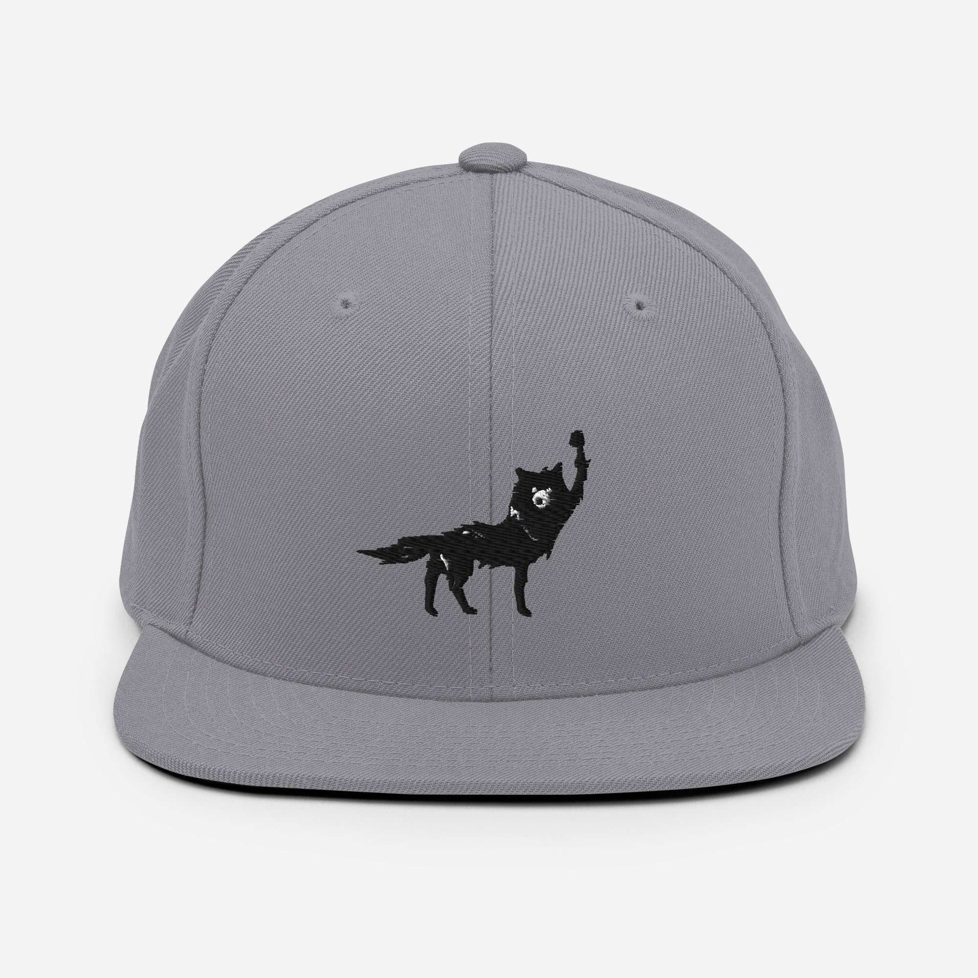 Wolf Fist of Solidarity, Fantastic Mr Fox Embroidered Snapback Hat - Etsy