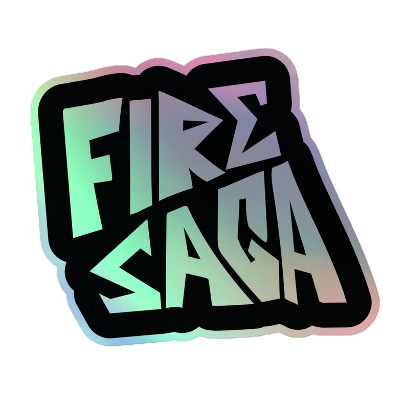 Fire Saga Band Logo Sticker, Eurovision Song Contest Movie - Etsy