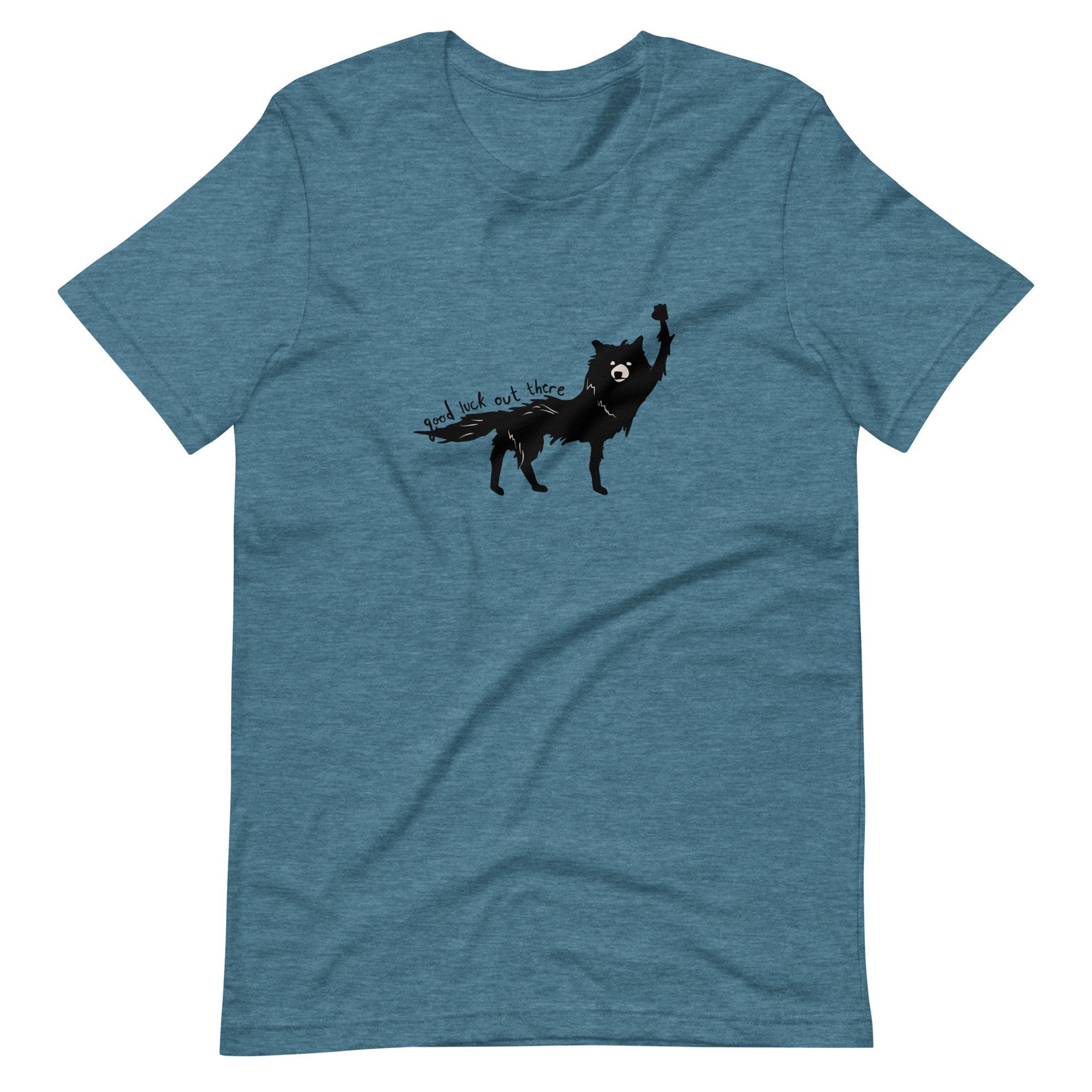 Good Luck Out There Wolf Fist of Solidarity From Fantastic Mr Fox - Etsy