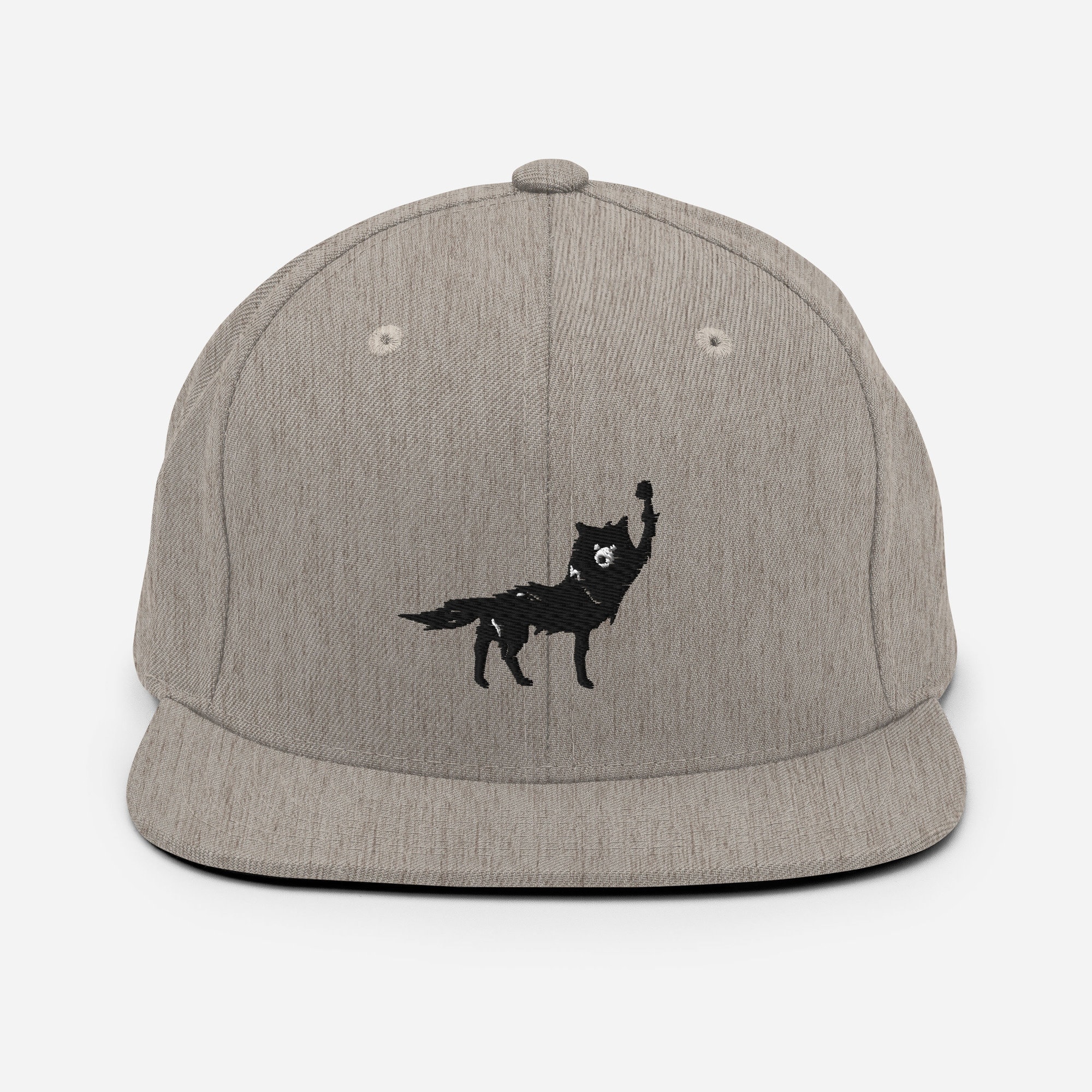 Wolf Fist of Solidarity, Fantastic Mr Fox Embroidered Snapback Hat - Etsy