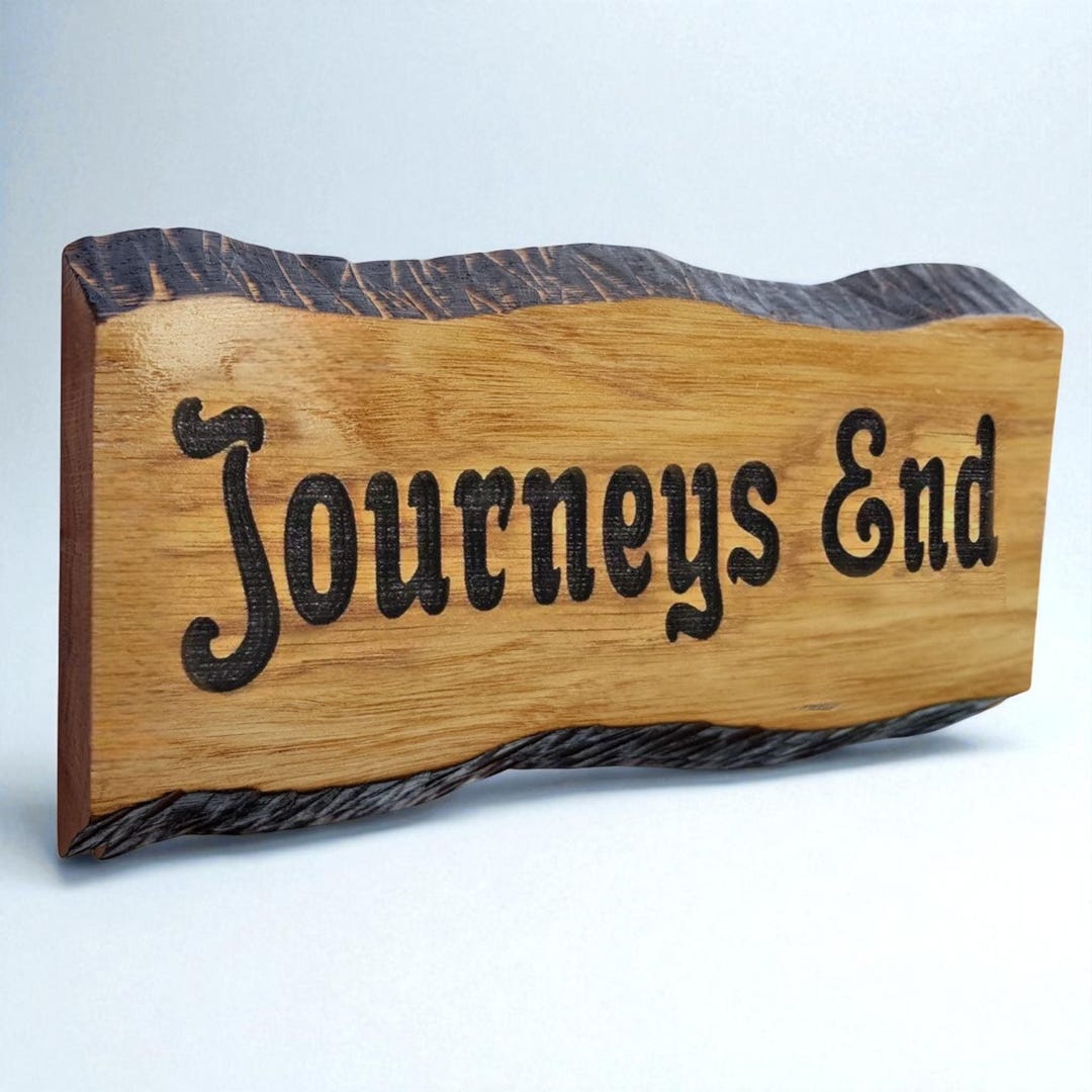 Letrero de madera personalizado para casa – Placa de dirección de roble ...