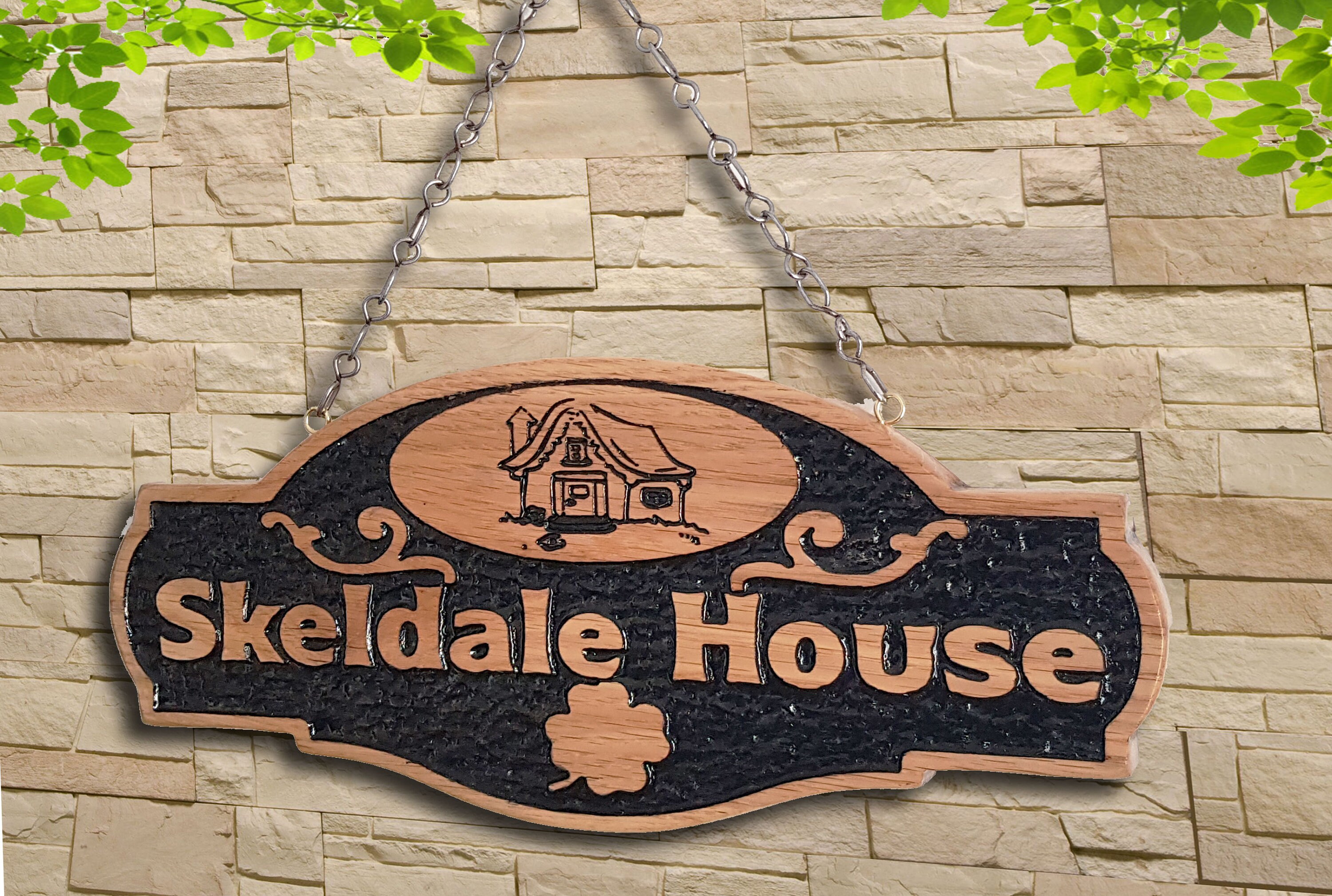 Personalized Oak Carved Wooden House Name Sign Home Address - Etsy UK