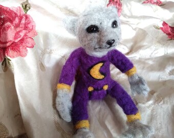 Wolf Doll. Handmade Wolf Artdoll. Werewolf Plushie Wolf. Cute Creepy ...