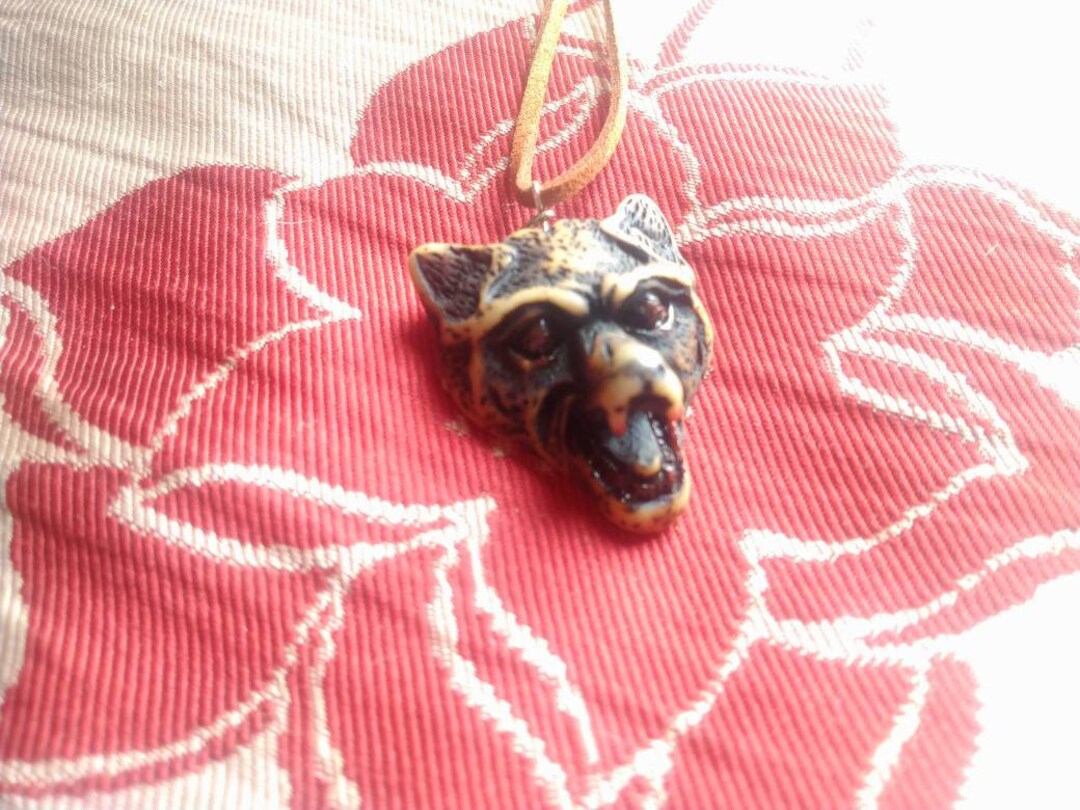 Werewolf Necklace Pendant Necklace Steampunk Necklace Key Pendant ...