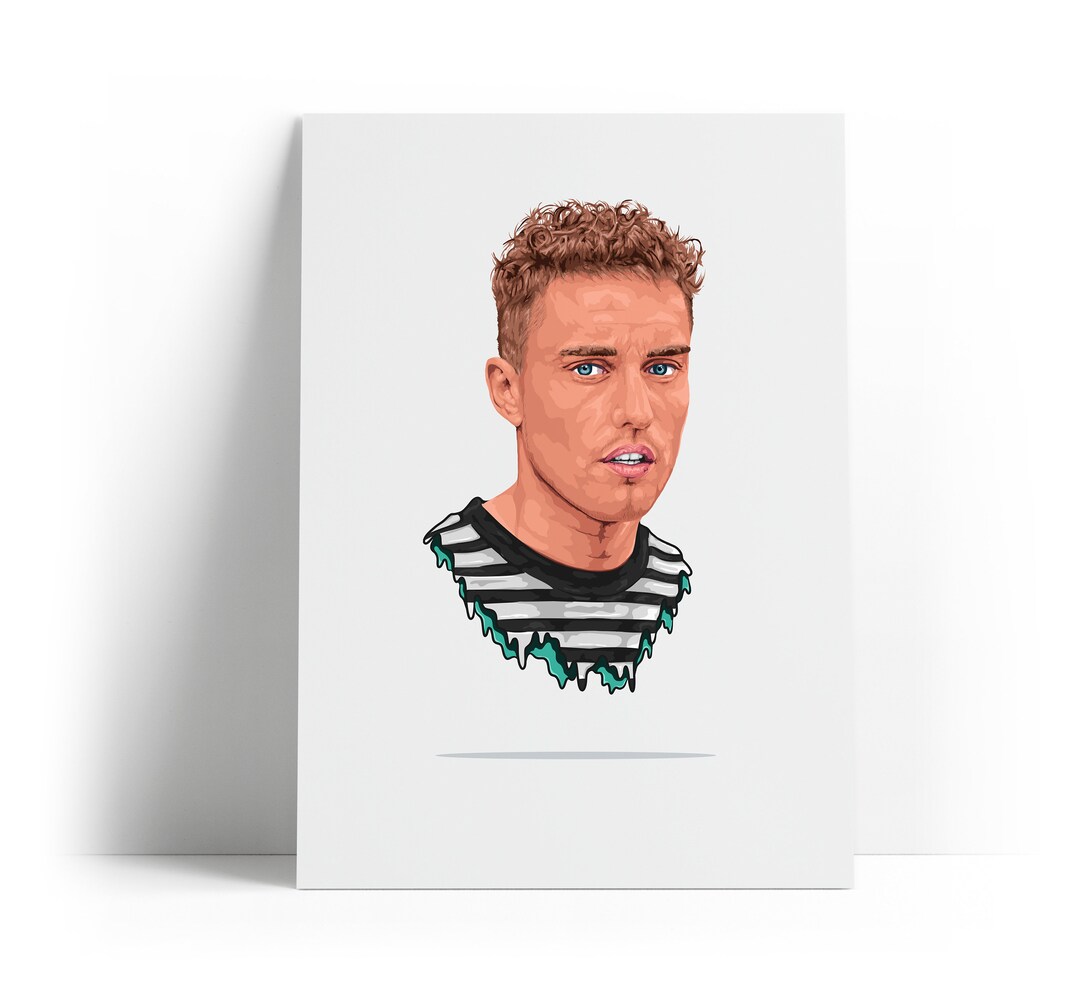 Sam Fender Illustrated Print - Etsy