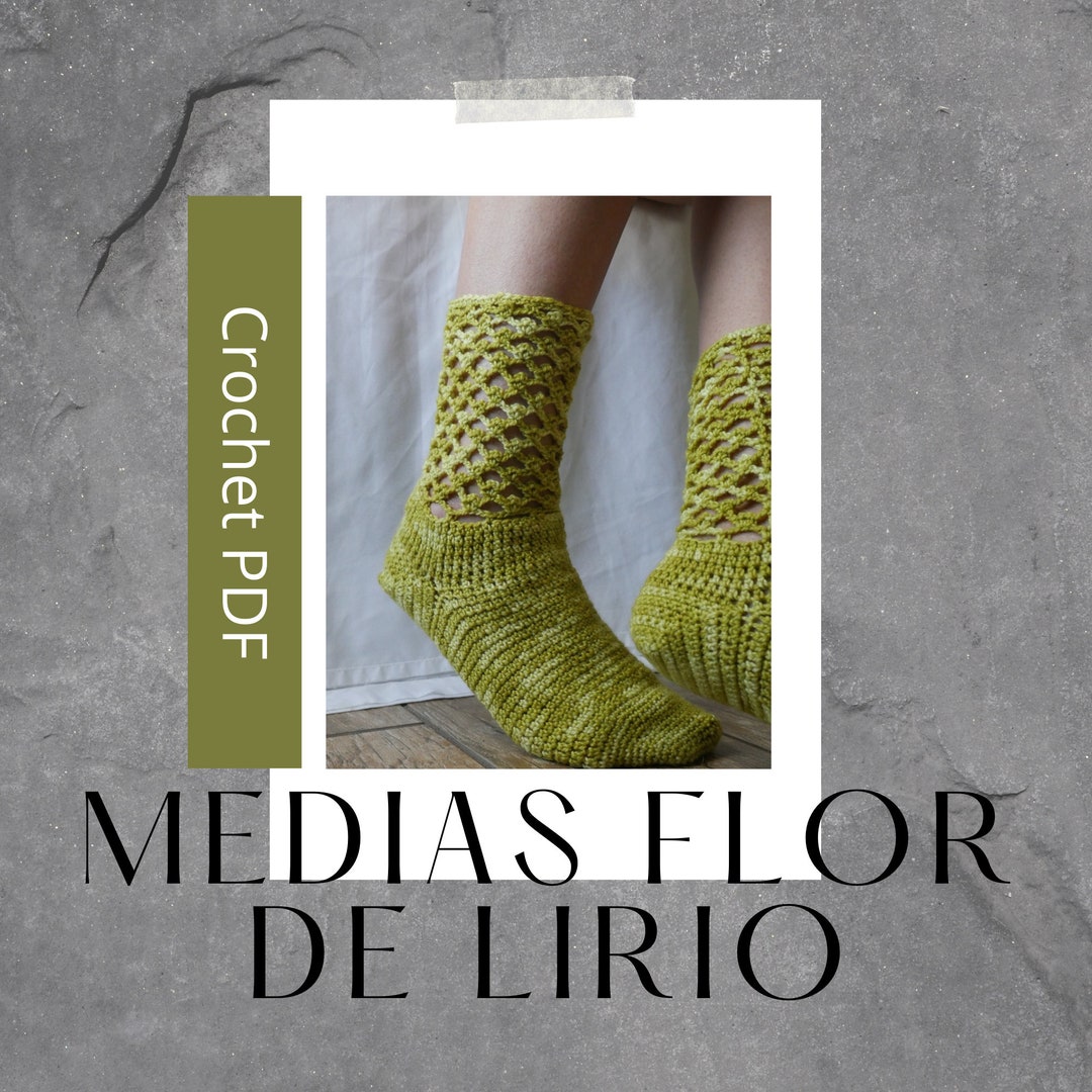 Media Crochet / Flor De Lirio // Patrón PDF - Etsy