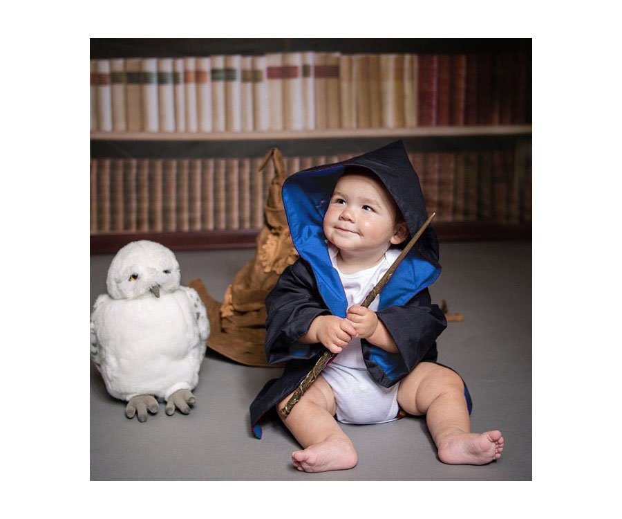 Baby Wizard Robe Fully Lined Toddler Wizard or Scholar Robe - Etsy