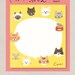 CAT FRIENDS Sticky Notes - Etsy