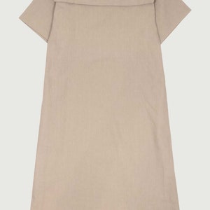 Wide Quaker Collar Linen Dress - Etsy