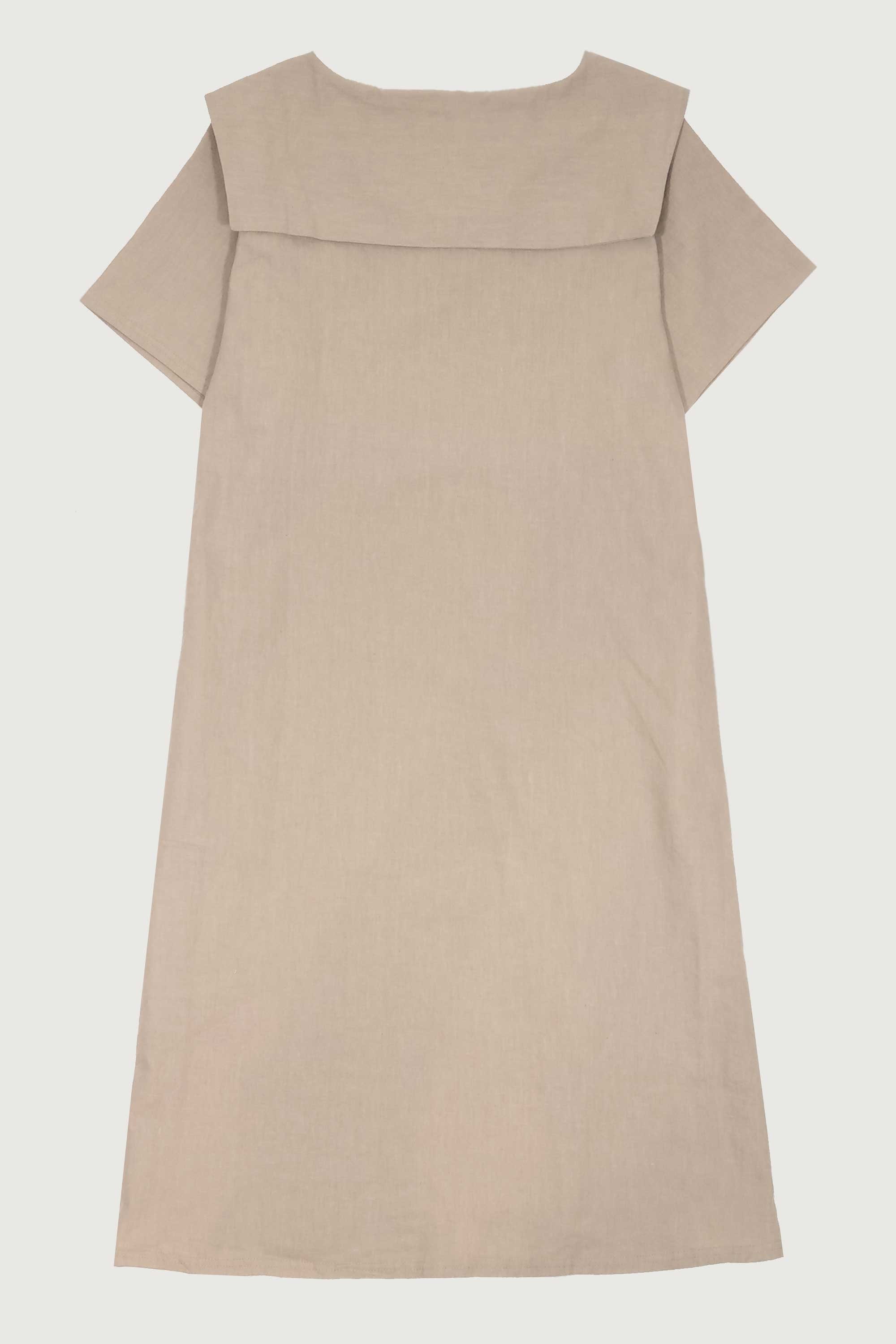 Wide Quaker Collar Linen Dress - Etsy