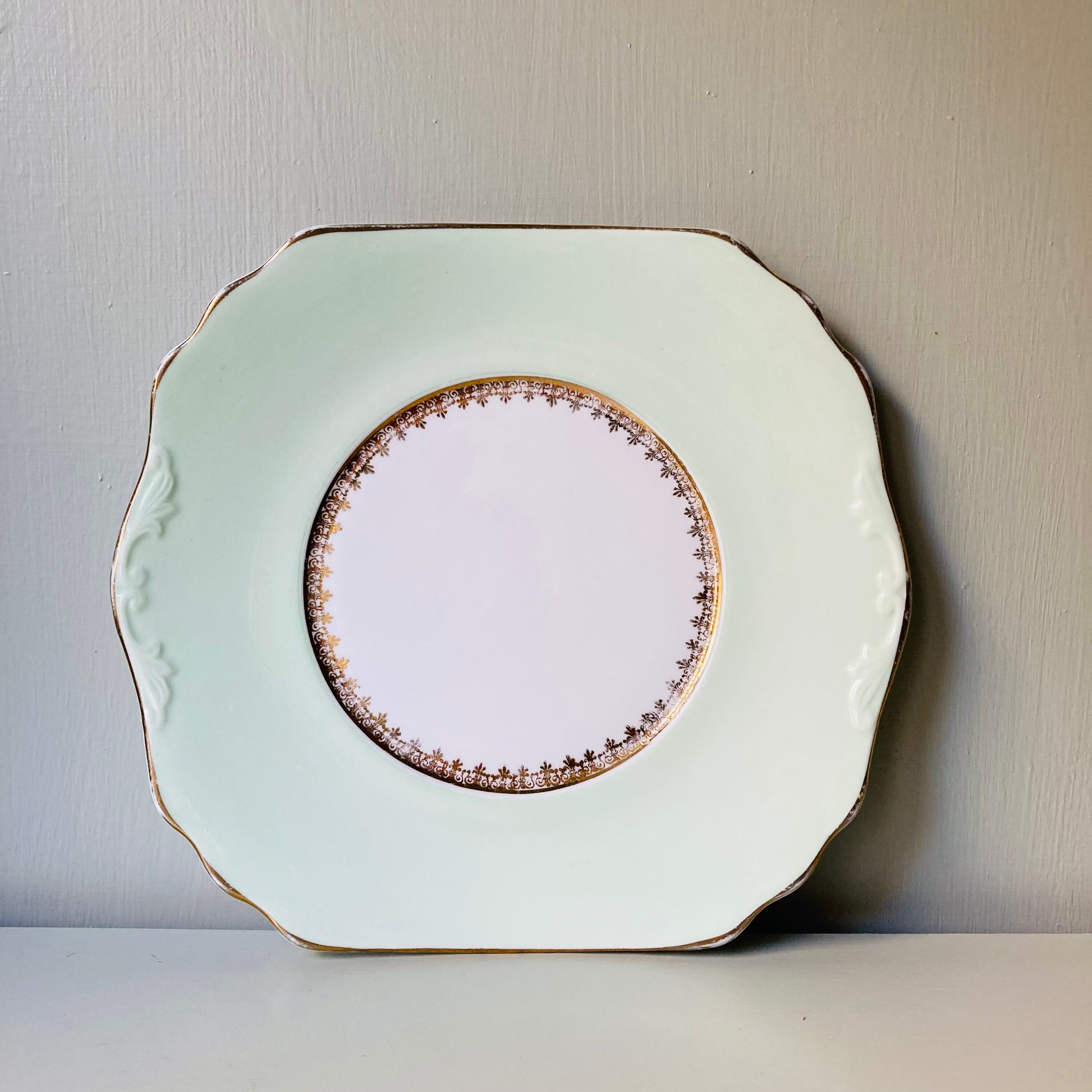Trentham Royal Crown Pottery Fine Bone China Square Serving Plate ...
