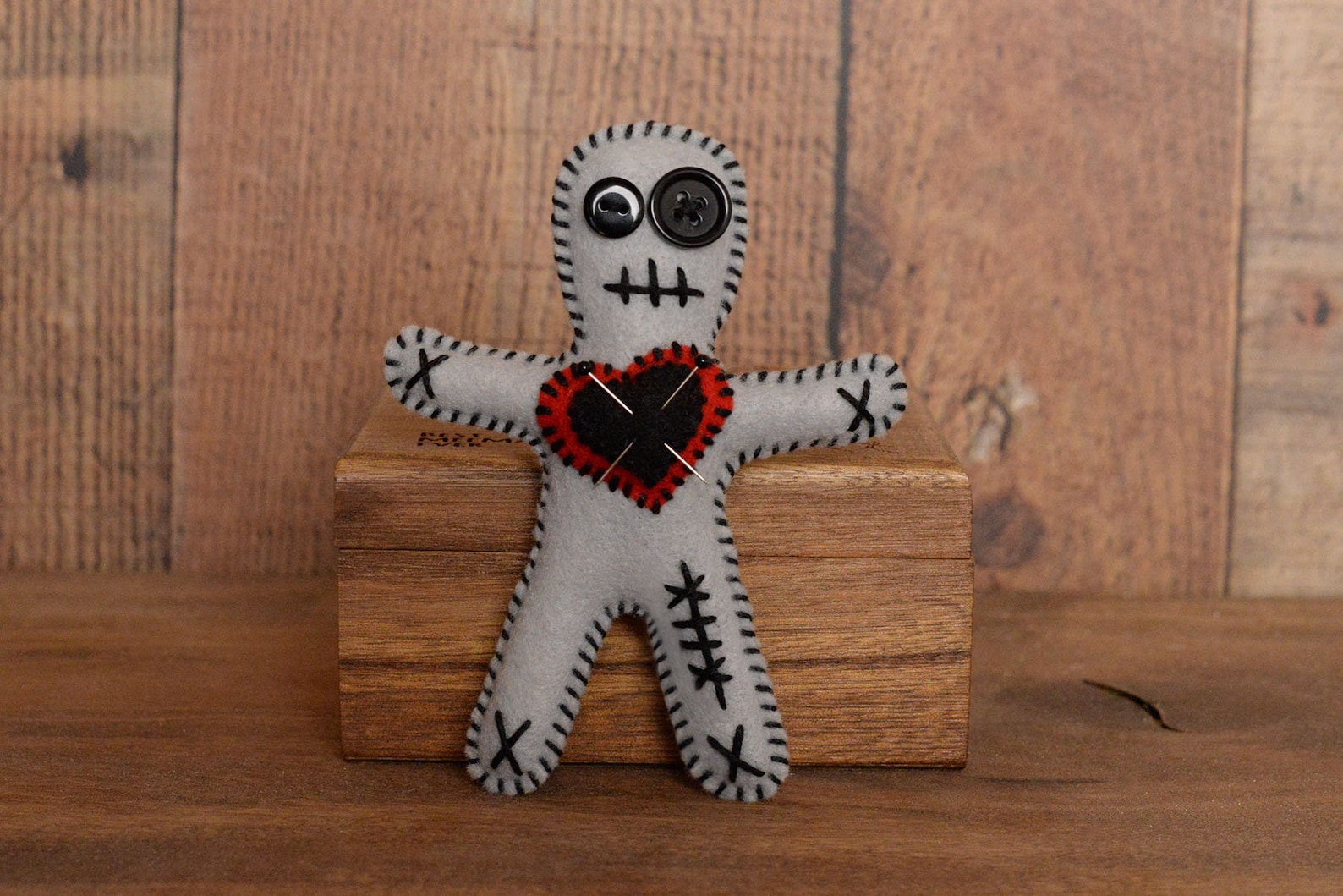 Voodoo Doll/voodoo Patch Doll/gray - Etsy