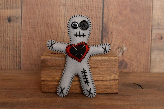 Voodoo Doll/voodoo Patch Doll/gray - Etsy