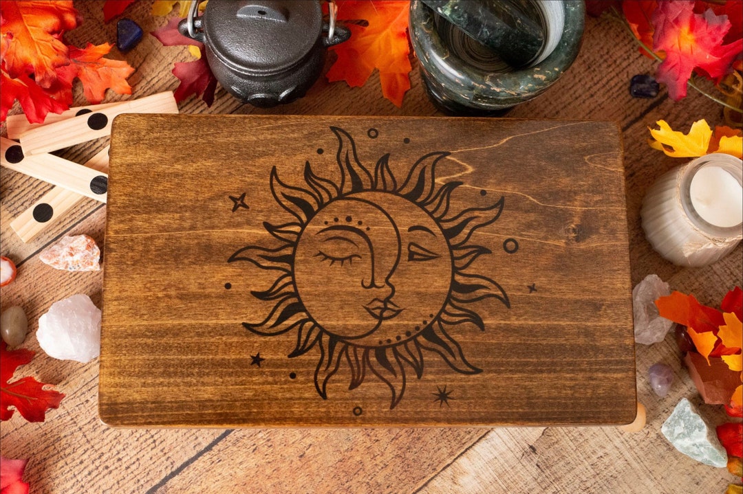 Altar / Sun and Moon / Meditation / Altar Table / Tabletop Altar ...