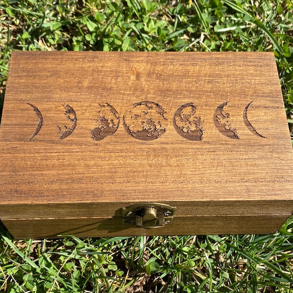 Moon Phases Jewelry Box - Etsy