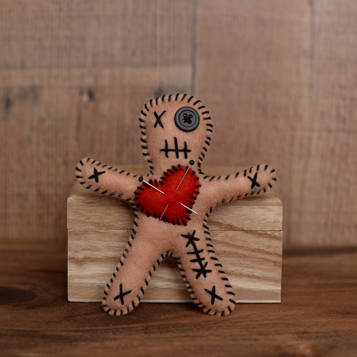 Voodoo Doll/voodoo Patch Doll/tan - Etsy