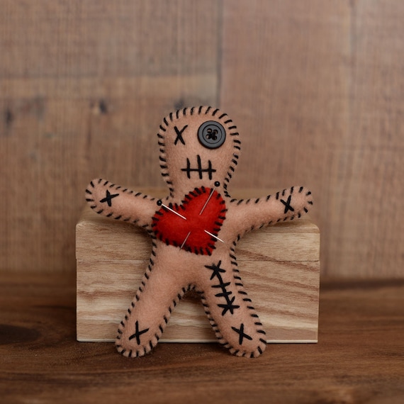 Voodoo doll/Voodoo patch doll/Tan | Etsy