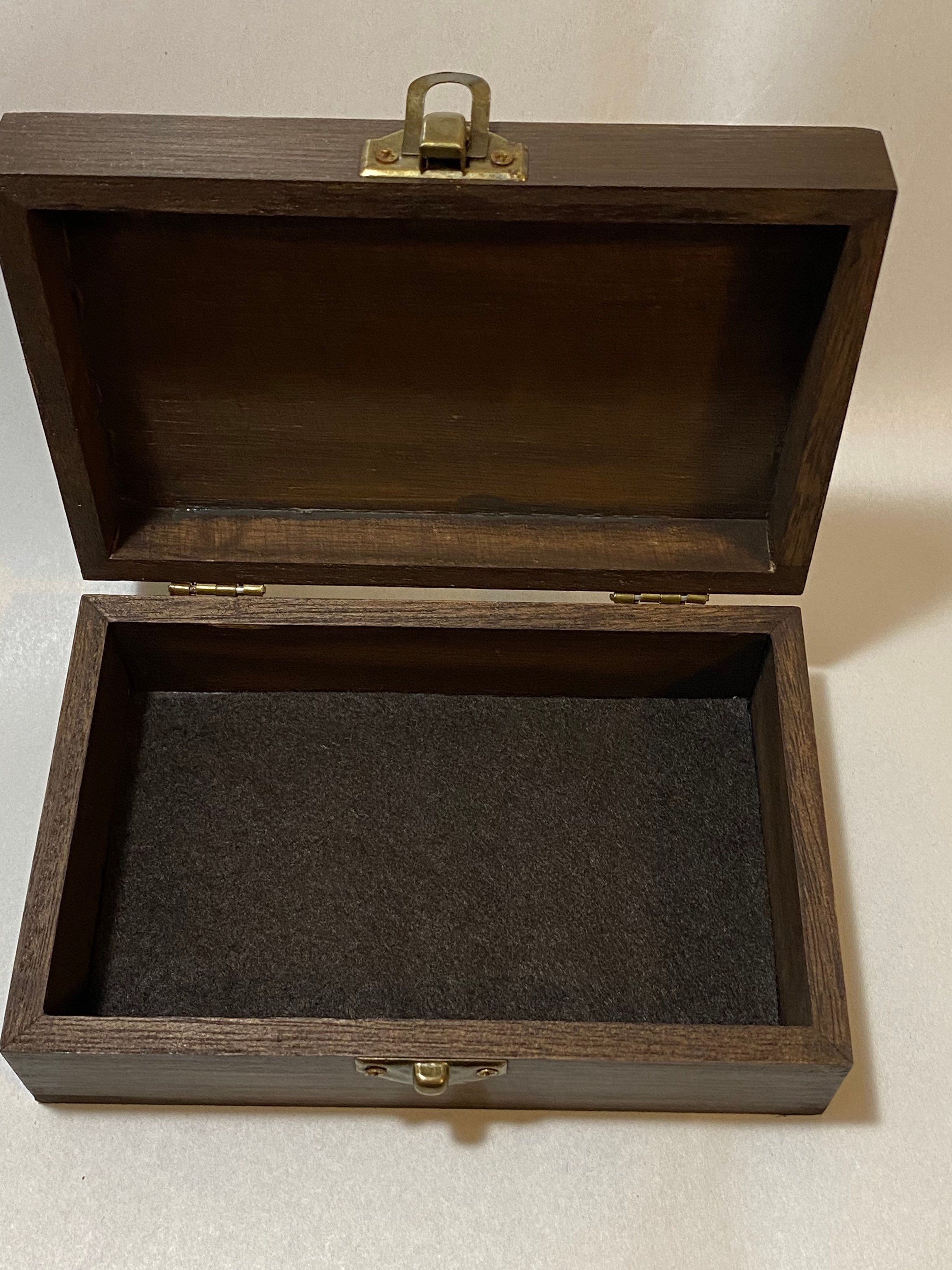 Raven Wood Box/raven Stash Box/keepsake Box/tarot Card Wood | Etsy