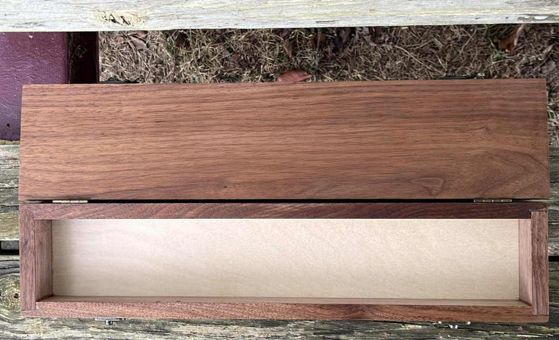Feather Box/walnut Feather Box - Etsy