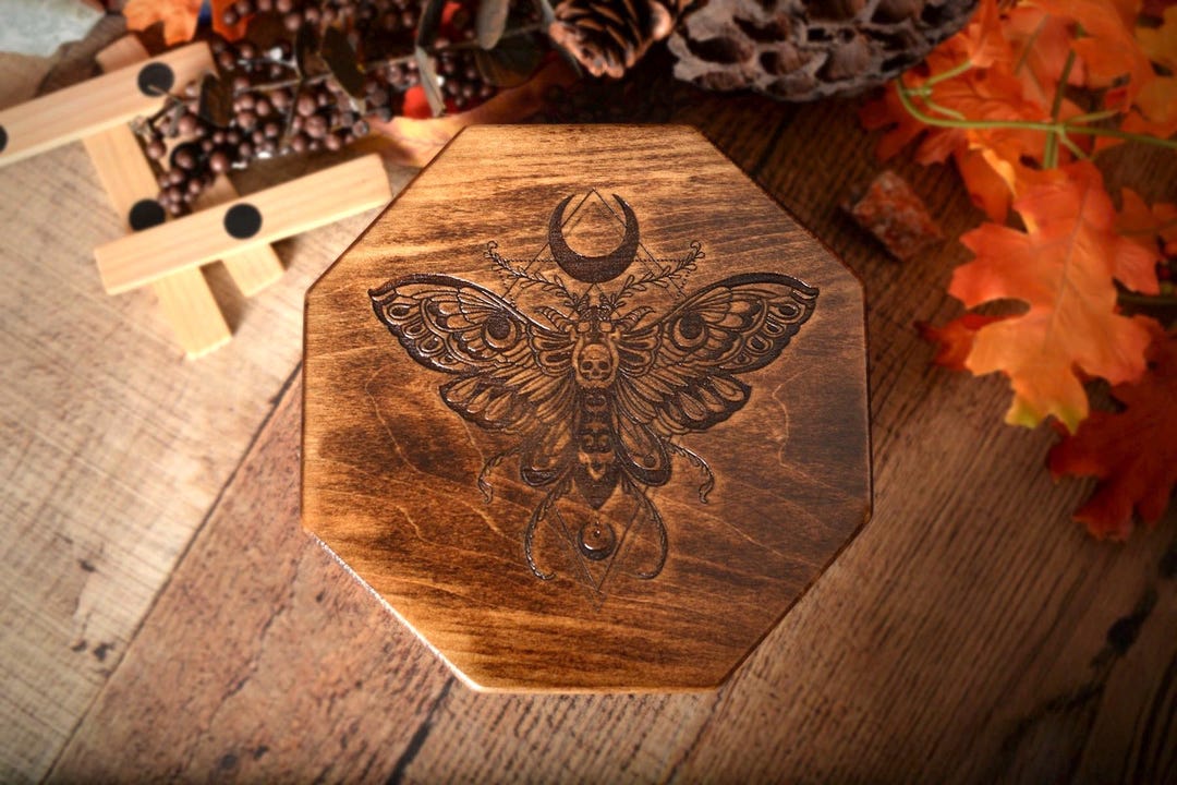 Altar / Death Moth / Meditation / Altar Table / Tabletop Altar / Witch ...