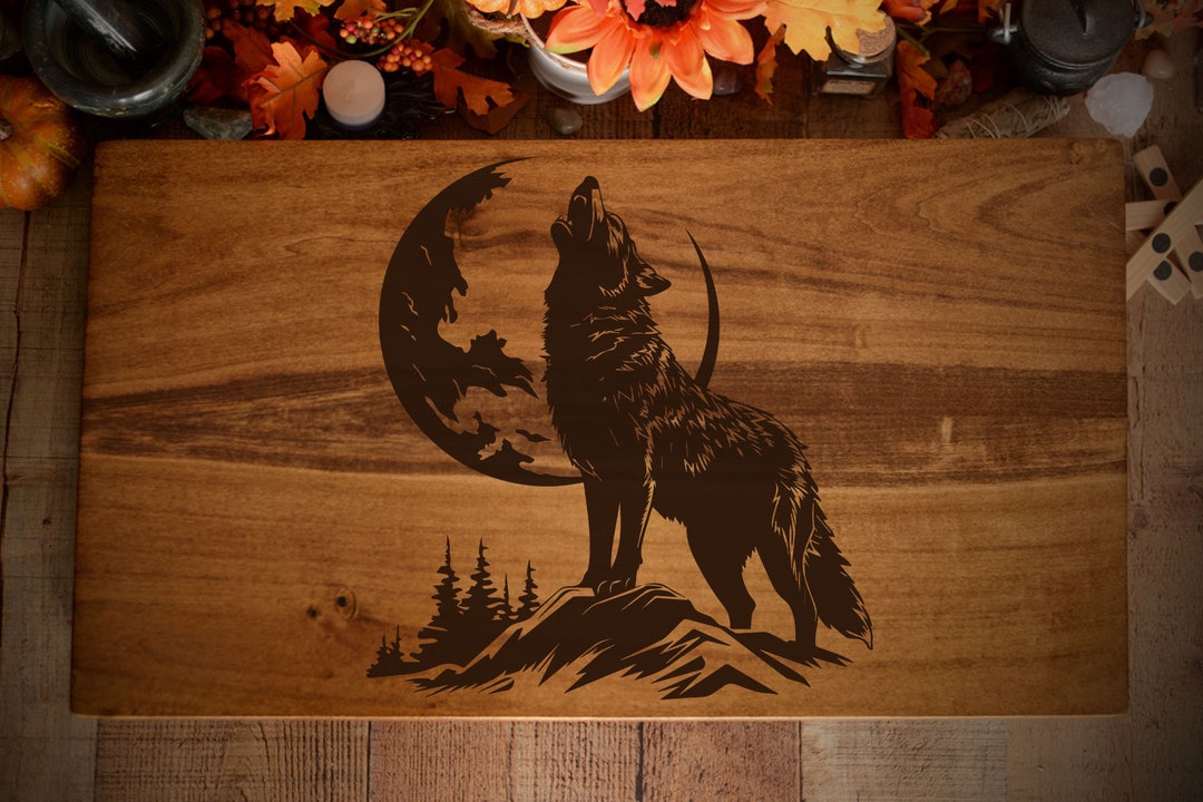 Altar / Wolf / Meditation / Altar Table / Tabletop Altar / Witch Decor ...