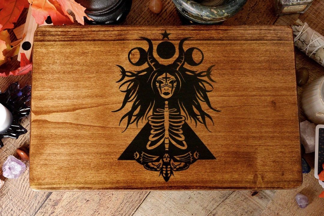 Altar / Skeletal Witch / Meditation / Altar Table / Tabletop Altar ...