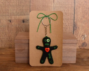 Voodoo Doll Keychain - Etsy