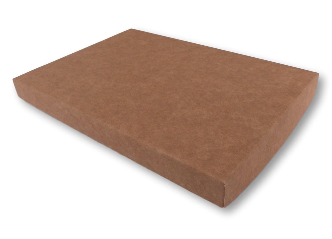 20 A4 Kraft Brown Gift Boxes, Greeting Cards, Jewellery Boxes, Favours ...