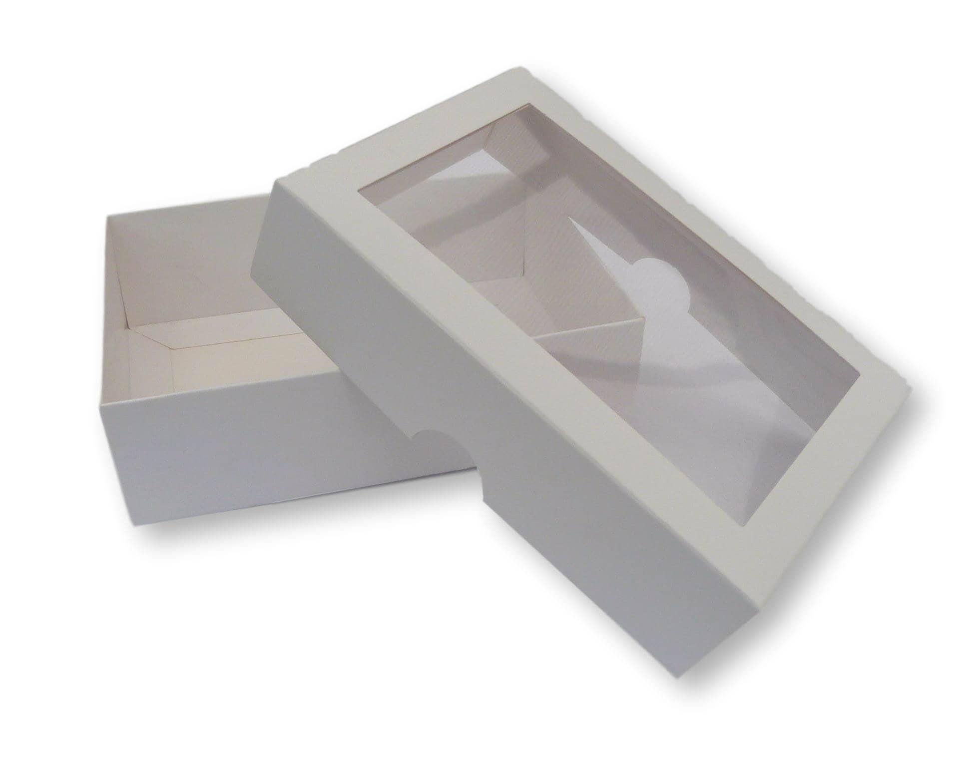 Pack of 20 6.5 x 4 White Gift Boxes With Window | Etsy