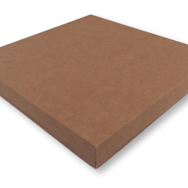 10 A7 Kraft Brown Gift Boxes, Greeting Cards, Jewellery Boxes, Favours ...
