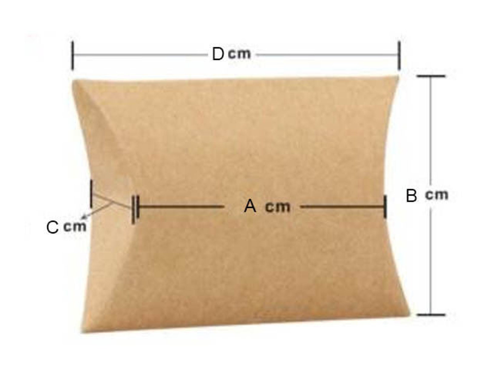 Pack of 10 Medium White Pillow Pouches Boxes Gift Box - Etsy UK