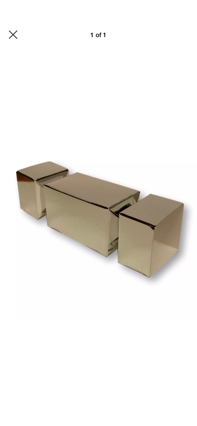 Pack of 5 Small Cracker Gift Boxes, Christmas Crackers, Chocolates ...
