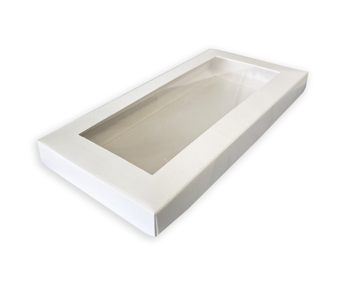 10 DL White Window Gift Boxes, Greeting Cards, Jewellery Boxes, Favours ...
