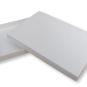 10 White C6 Gift Boxes, to Fit an A6 Card and Envelope, Greeting Cards ...