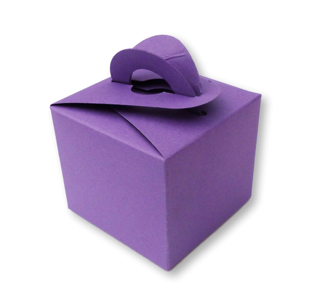 Pack of 10 Purple Balloon Weight Boxes. Gift Boxes, Party Favours ...