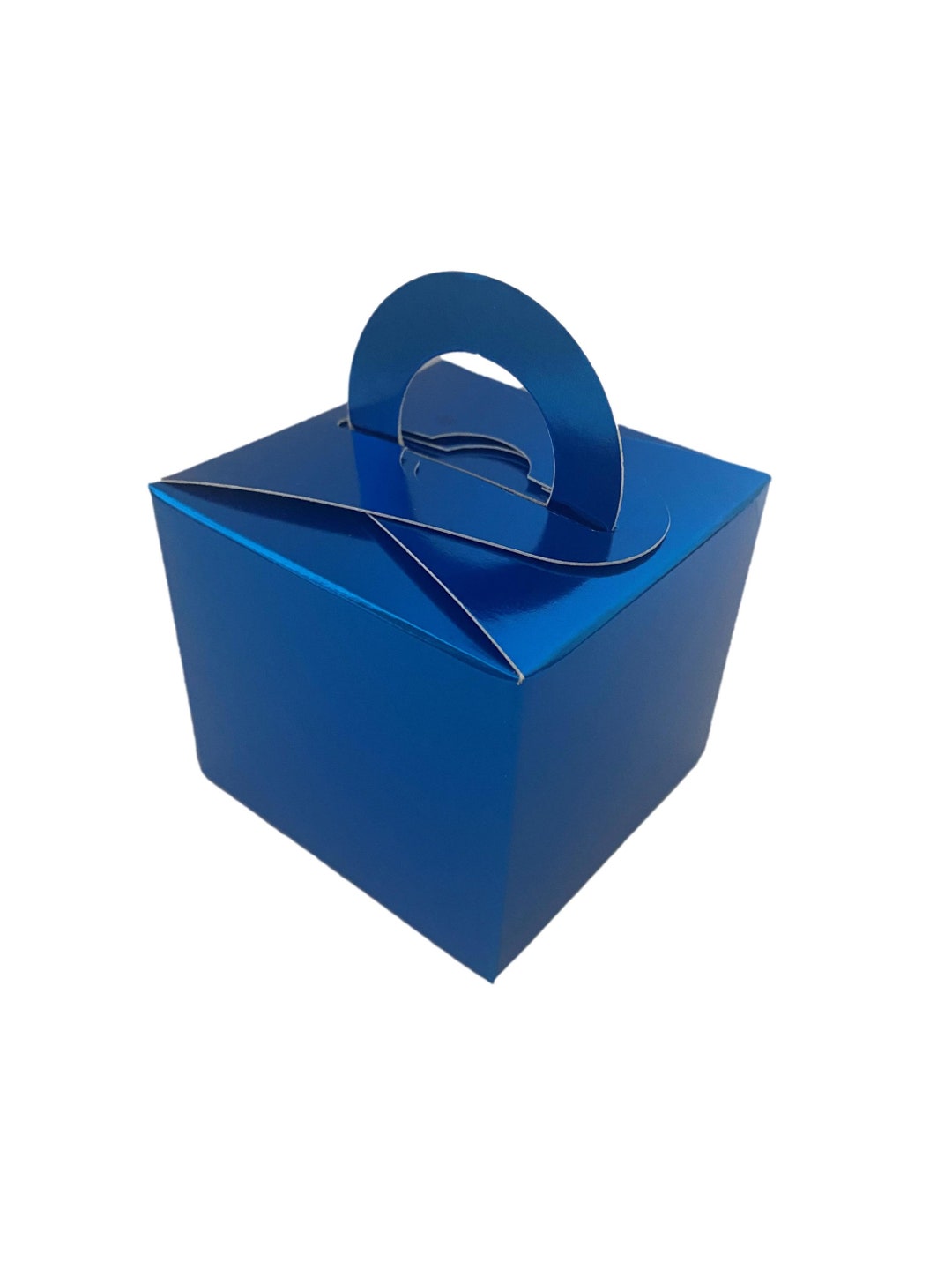 Pack of 20 Metallic Blue Balloon Weight Boxes. Gift Boxes, Party ...