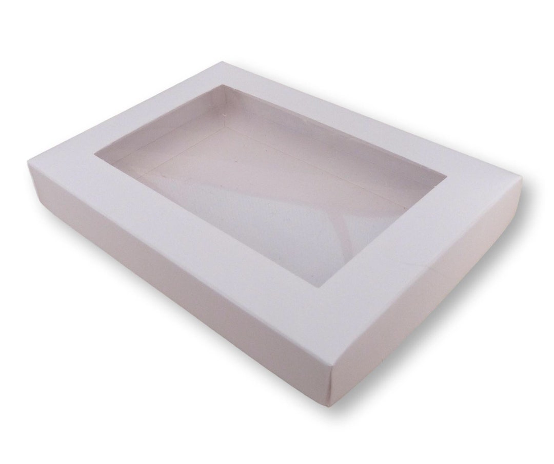 10 A6 White Window Gift Boxes, Greeting Cards, Jewellery Boxes, Favours ...