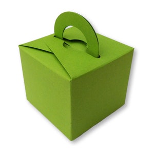 Pack of 10 Green Balloon Weight Boxes. Gift Boxes, Party Favours ...