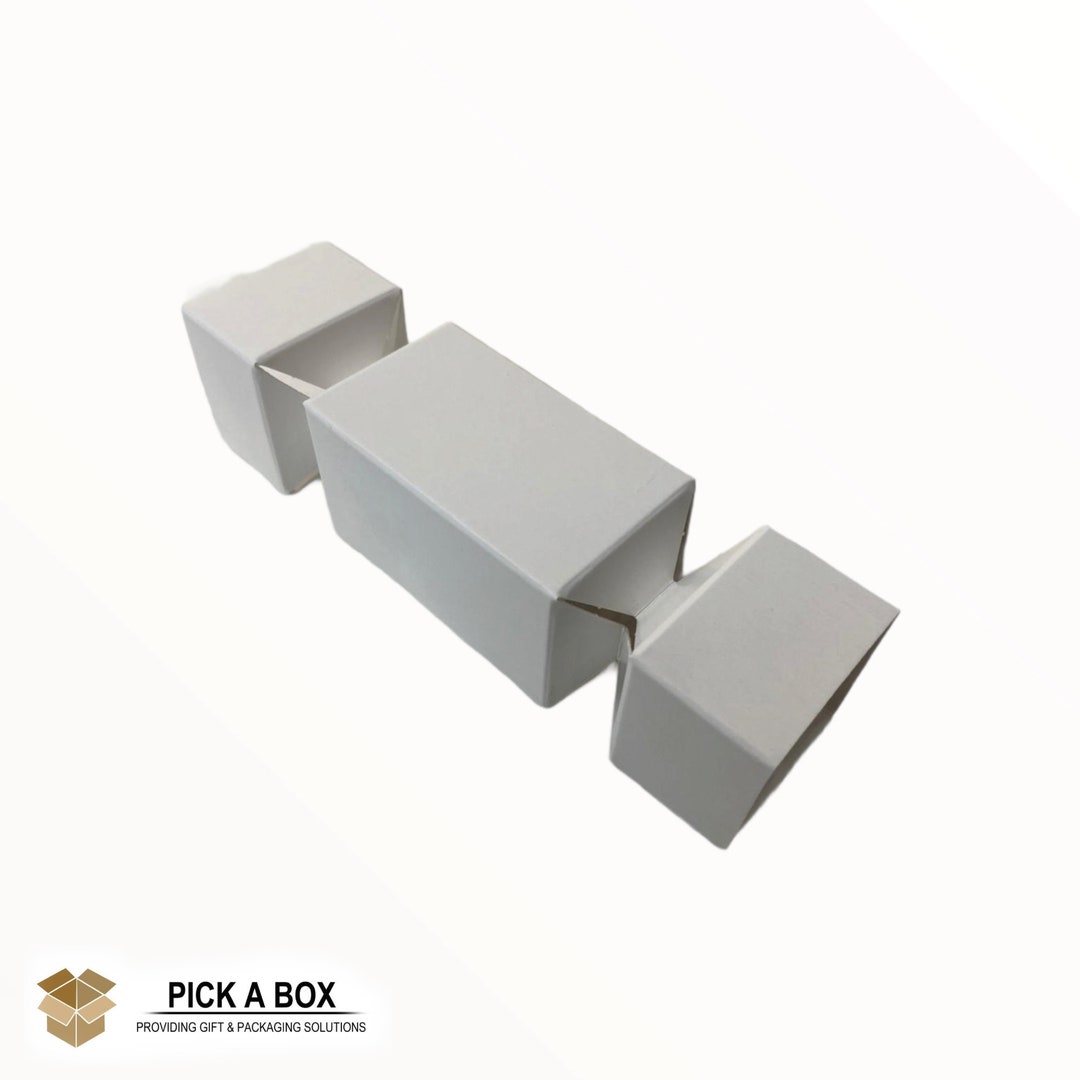 Pack of 5 Large White Cracker Gift Boxes, Christmas Crackers ...