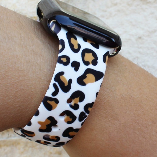 Leopard Apple Watch Band Women 38mm 40mm 41mm 42mm 44mm 45mm - Etsy