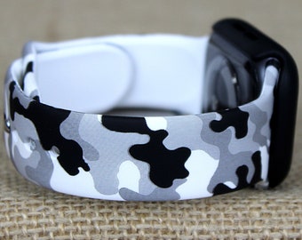 Apple Watch Band. Camouflage. Genuine Leather 42mm 38mm 40mm - Etsy