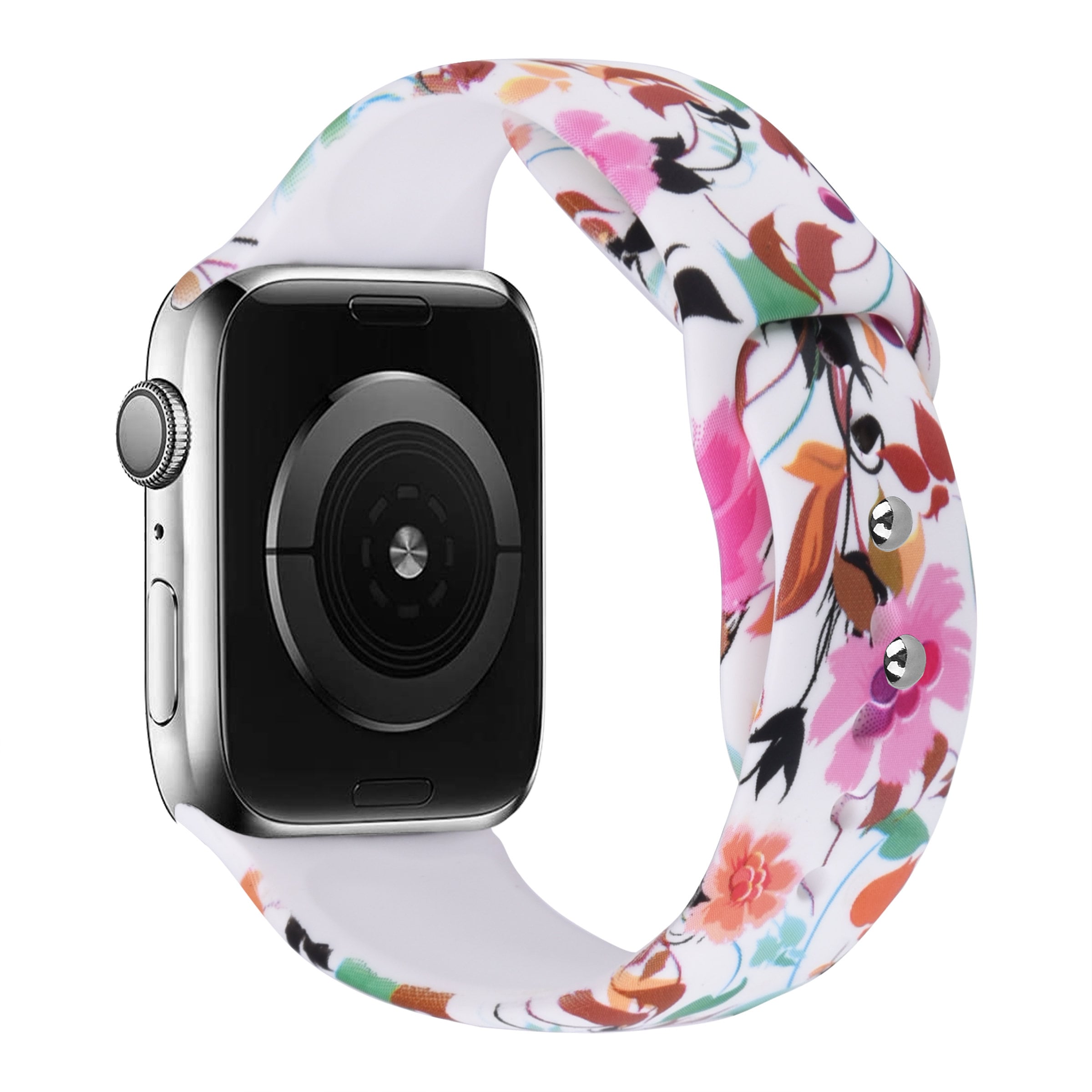 Spring Floral Apple Watch Flower Pattern Print Silicone Bands - Etsy