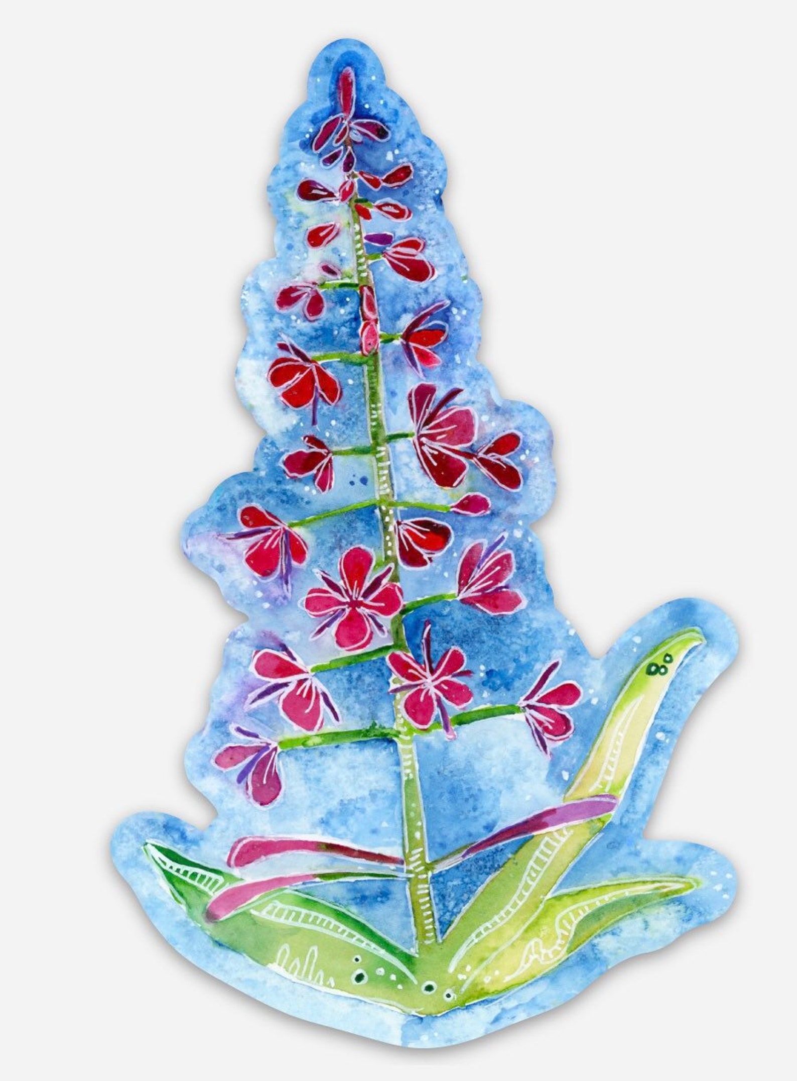 Fireweed Vinyl Sticker - Etsy