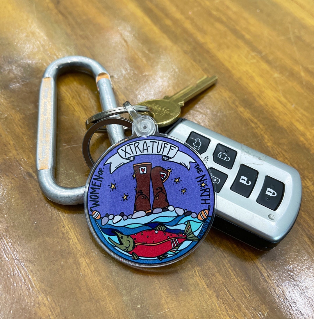 Xtra Tuff Women of the North Keychain - Etsy