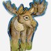 Moose Vinyl Sticker - Etsy