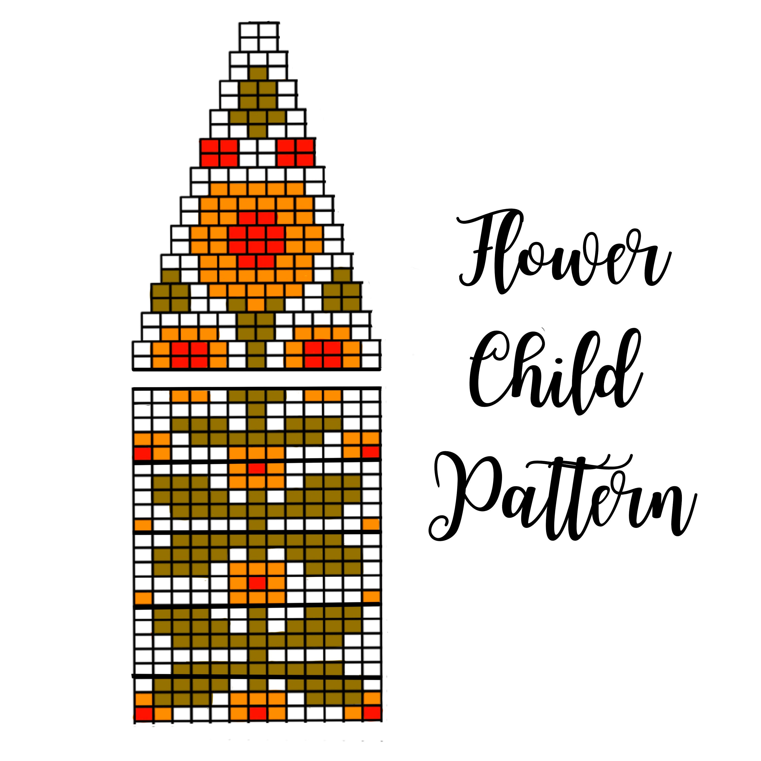 Flower Child Vintage Beading Pattern - Etsy